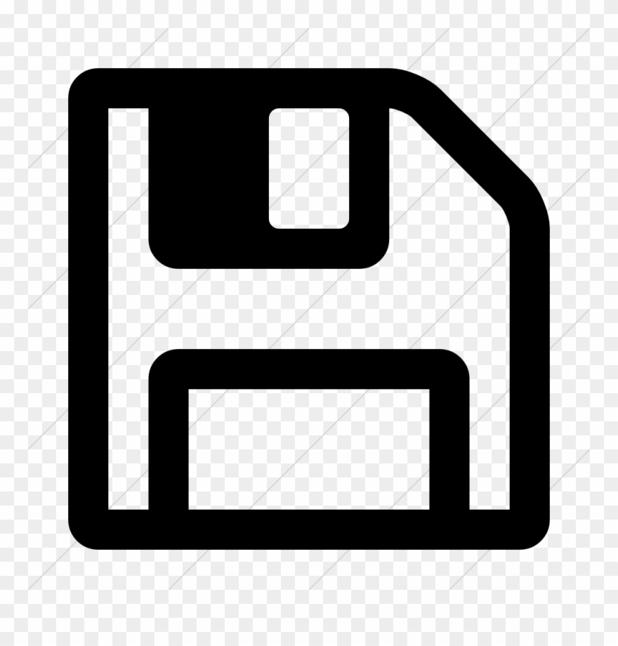 Floppy Disc Icon Png Clipart (#1324913) - PinClipart