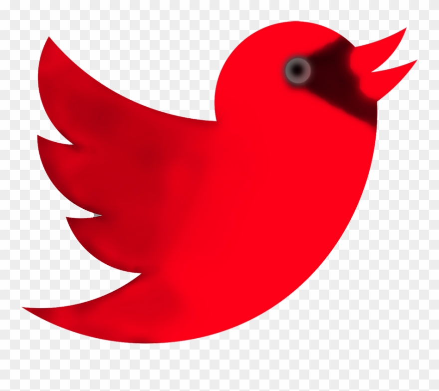 Bird Calls - Red Twitter Logo Transparent Clipart (#1332740) - PinClipart