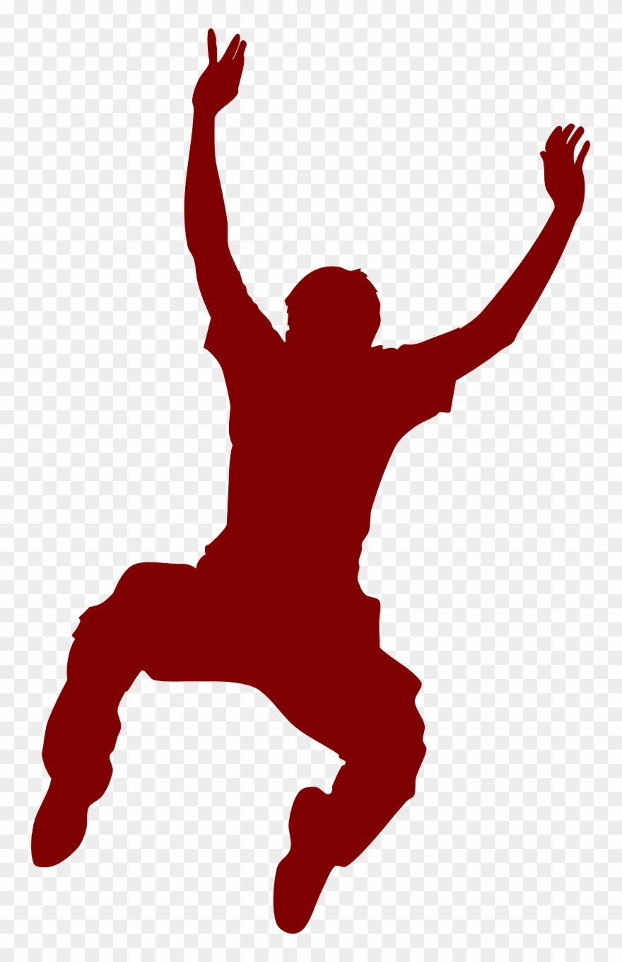 Jumping Silhouette Clipart (#1352047) - PinClipart
