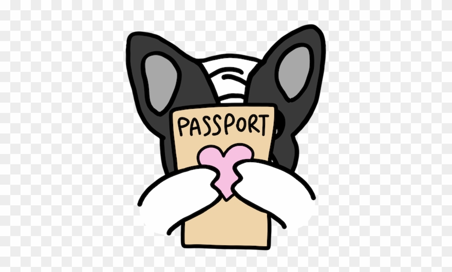 Download Frenchie By Yeah Bunny - Travel Stickers Png Transparent ...