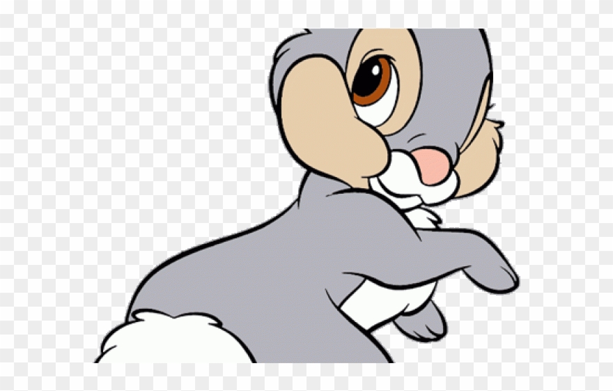 Download Disney Clipart Bunny - Thumper Rabbits Coloring Pages - Png ...