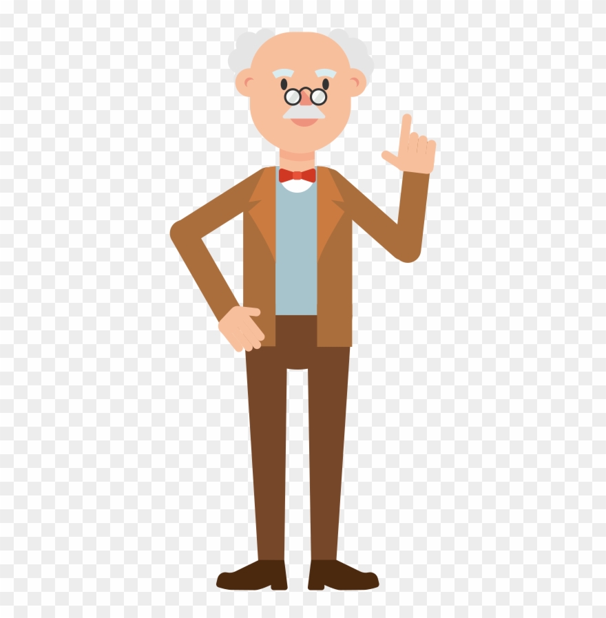 Professor Cartoon Png Transparent Clipart (#1368958) - PinClipart