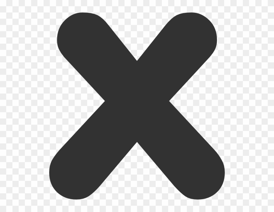 Black Wrong Clipart (#1375075) - PinClipart