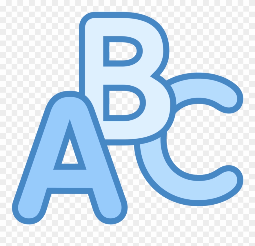 Abc Png Picture - Abc Icon Png Blue Clipart (#1378512) - PinClipart