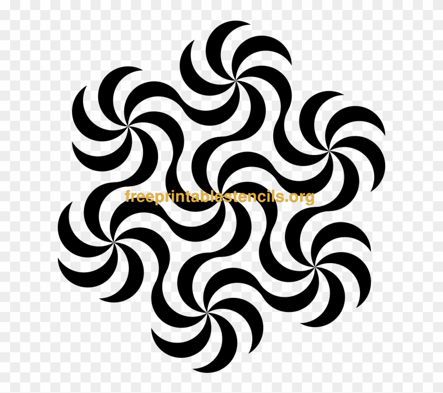 Zebra Print Stencil Printable - Chaos Png Clipart (#1390885) - PinClipart