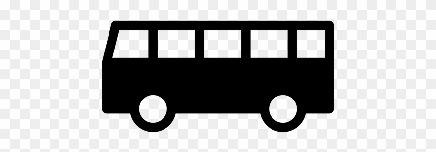 Download Bus Rubber Stamp - White Bus Icon Clipart (#1398393) - PinClipart