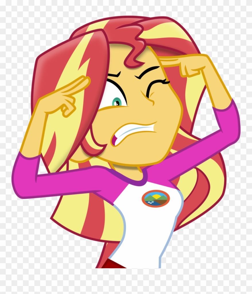 Download Mind Clipart Happy Mind - Sunset Shimmer Scared Vector - Png ...