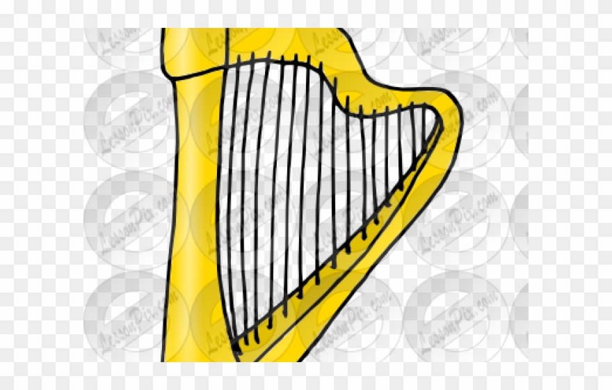 Harp Clipart Golden Harp - Clip Art - Png Download (#143081) - PinClipart