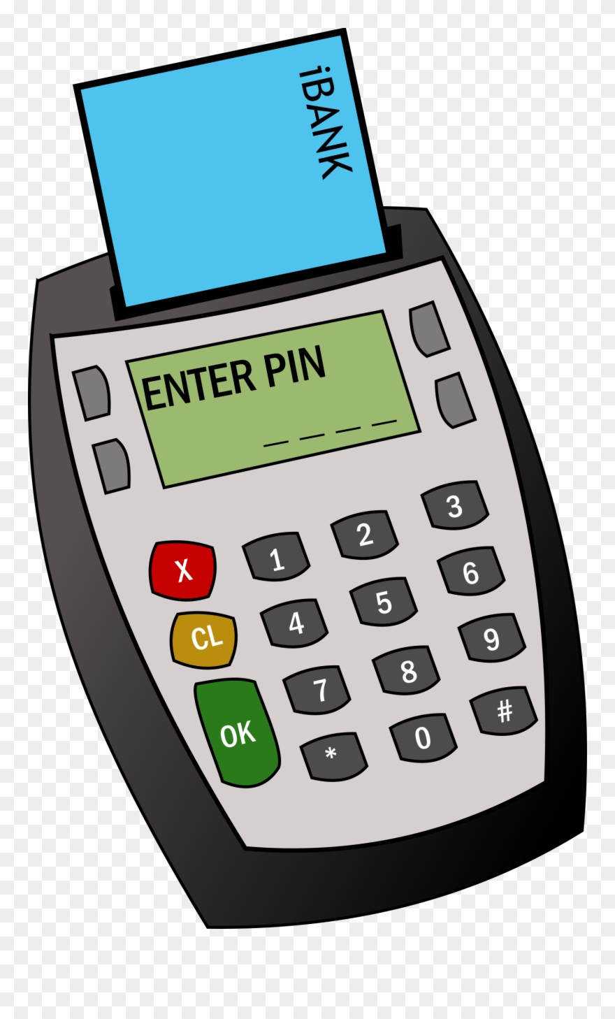 Download Credit Clipart Eftpos - Card Machine Clipart - Png Download ...