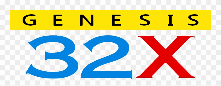 Genesis 32x Logo Usa - Sega 32x Logo Png Clipart (#1418450) - PinClipart