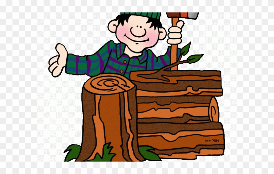 Timber Clipart Wood Circle - Lumberjack Clip Art - Png Download ...