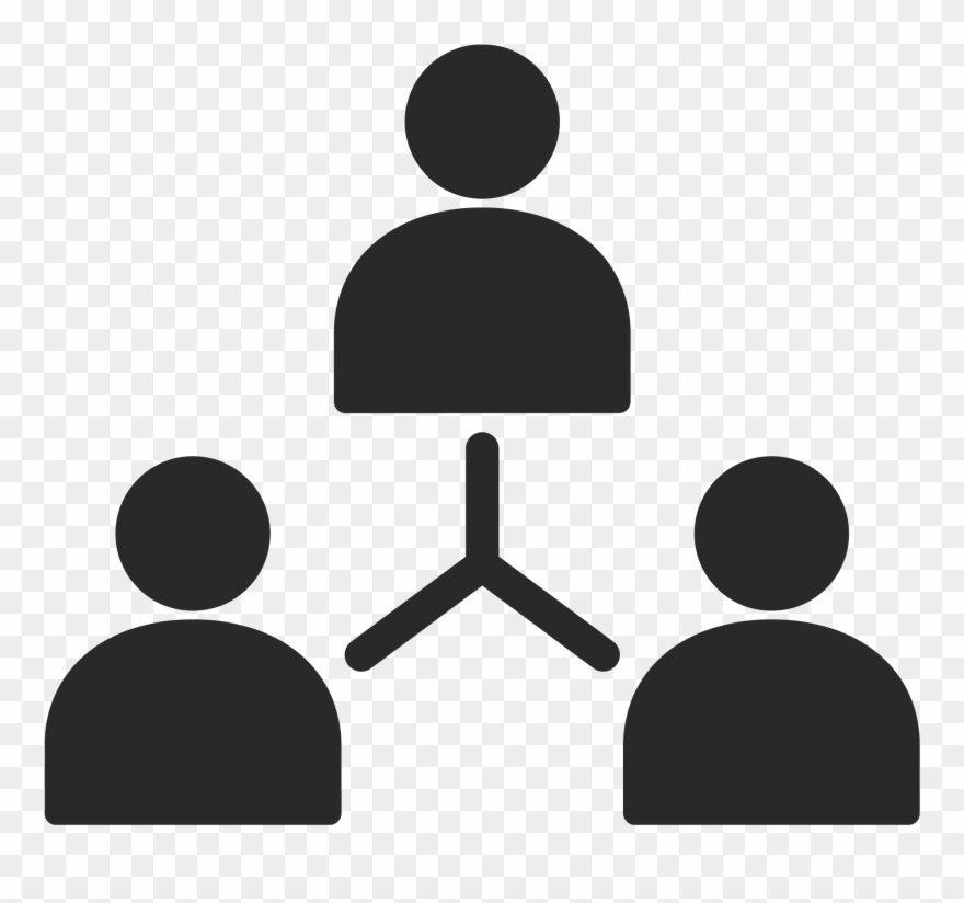 Private Group Guarantee - Team Structure Symbol Black Clipart (#1425590 ...