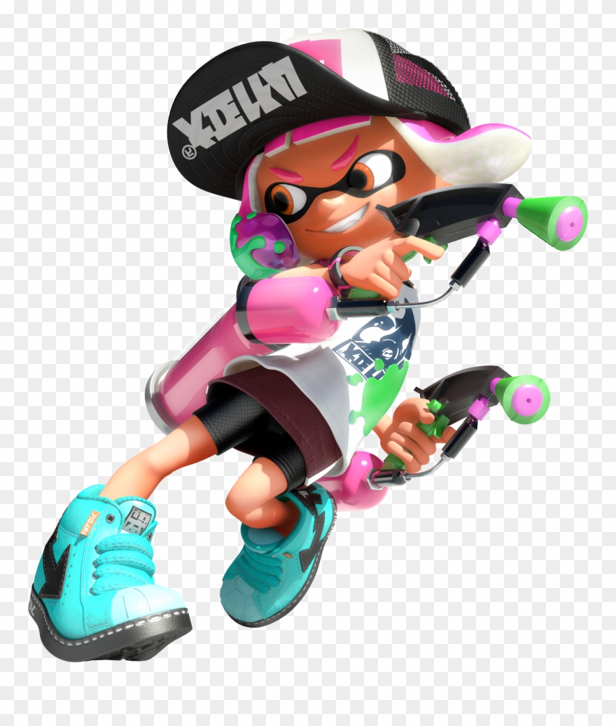 2 Clipart Splatoon - Inkling Girl Splatoon 2 - Png Download (#1427319 ...
