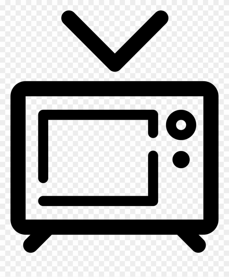 Cable Tv Sign With Monitor Icons - Cable Tv Icon Png Clipart (#1441009 ...