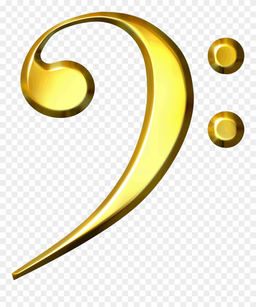 Download Download Gold Bass Clef Clipart Clef Stock Photography - Gold ...