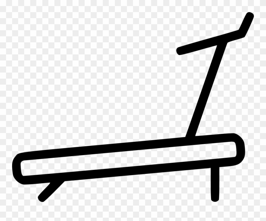 Treadmill Run Running Machine Fitness Gym Exercise - Treadmill Clipart ...