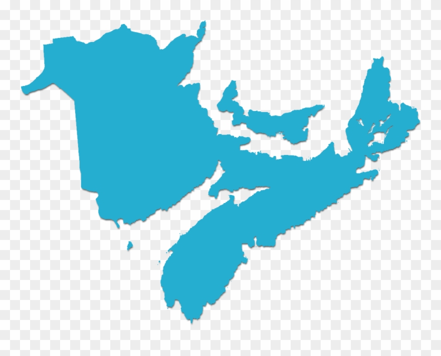 District Prayer Network - Map Of The Maritimes Png Clipart (#1476889) - PinClipart