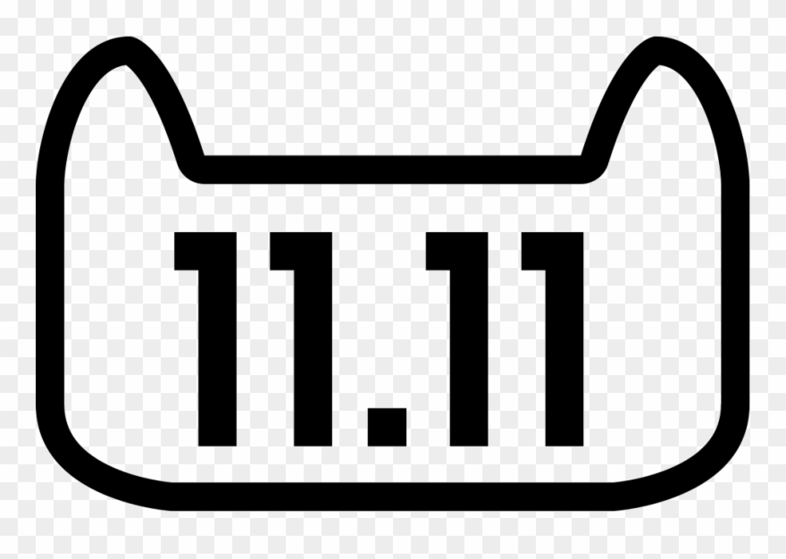 My Double Eleven Comments - Double Eleven Icon Clipart (#1477144 ...