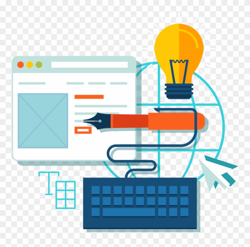 2 - Content Marketing Vector Png Clipart (#1483174) - PinClipart