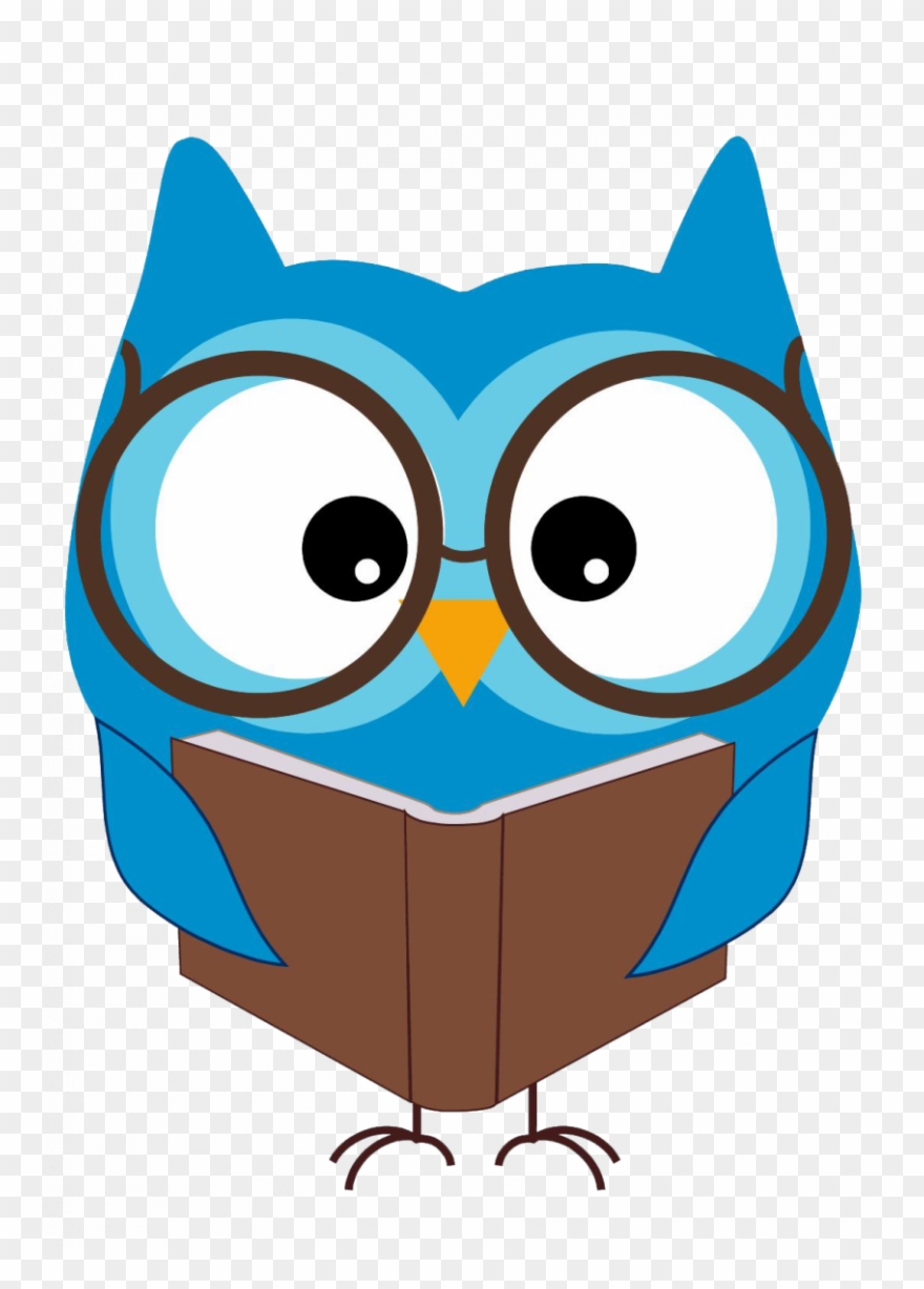 50 Best Examples Of Education Logos Clipart Black And - Reading Owl ...