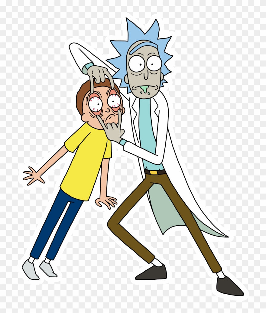 Collect The It's Just Rick And Morty Sticker On Quidd - Png Rick And ...