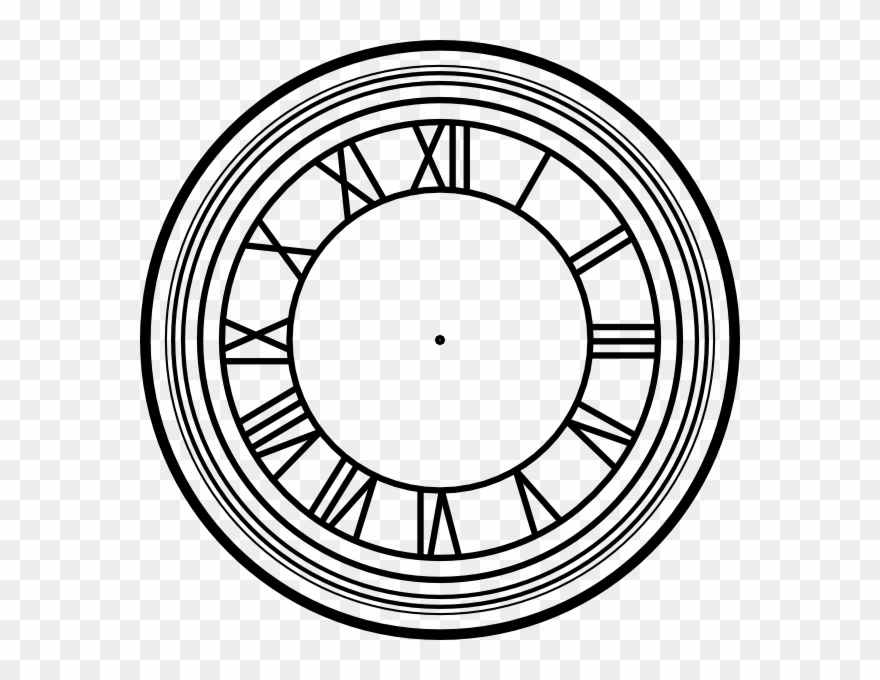 Blank Clock Face - Back To The Future Clock Face Clipart (#150578 ...