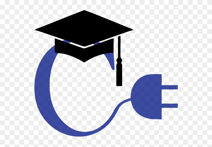 Industry Clipart Mechanical Engineering - Grad Cap Silhouette Png ...