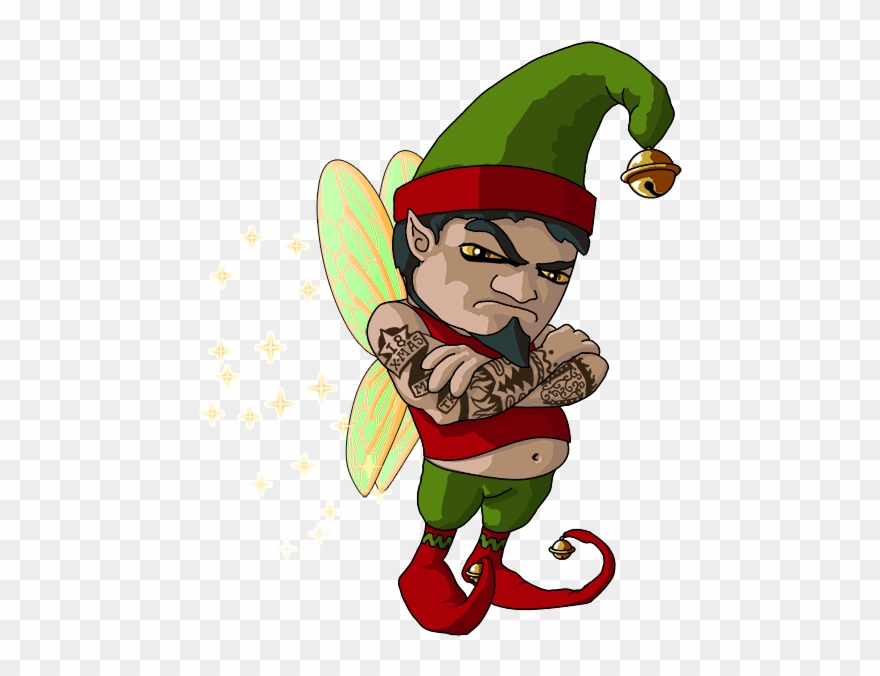 Download Grumpy Elf Clipart - Grumpy Pixie - Png Download (#1504820 ...