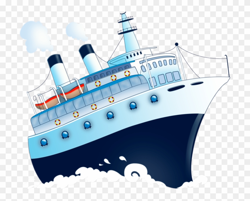 Cartoon Cruise Ship - Navio Png Clipart (#1510536) - PinClipart