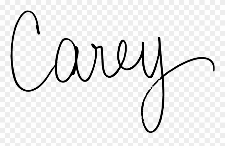 Signatures Carey - Calligraphy Clipart (#1512197) - PinClipart