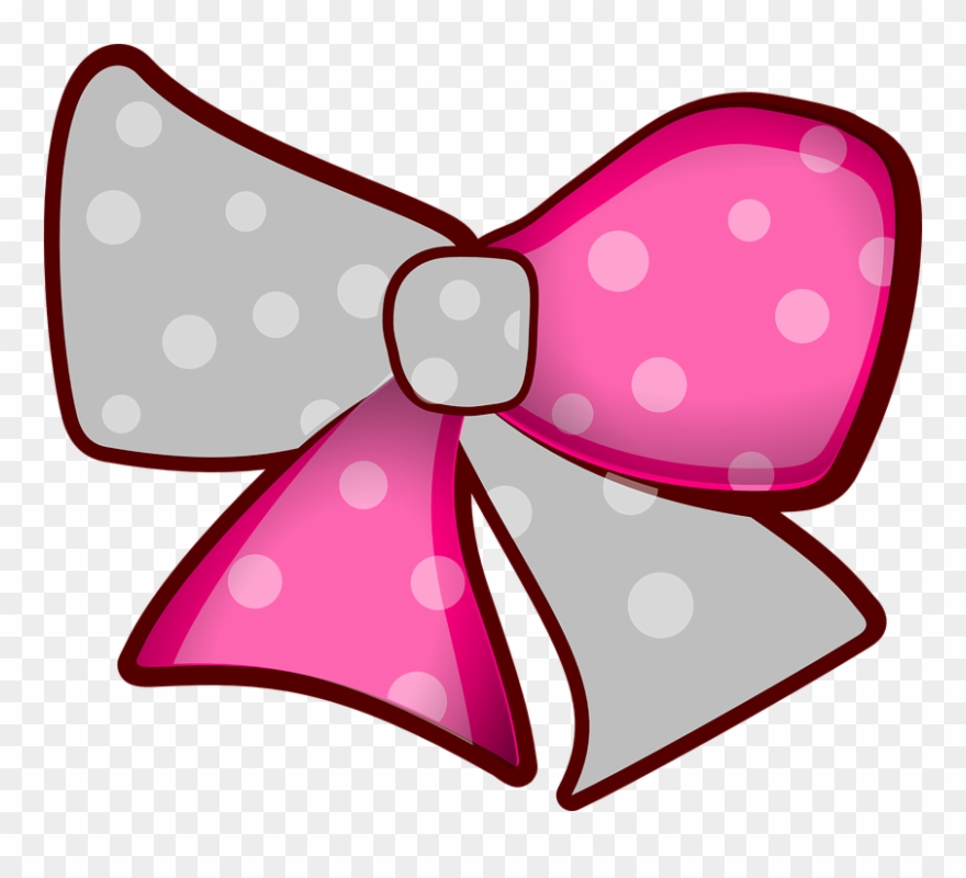 Pink Ribbon Cliparts 15, Buy Clip Art - Mickey Mouse Pink Bow - Png ...