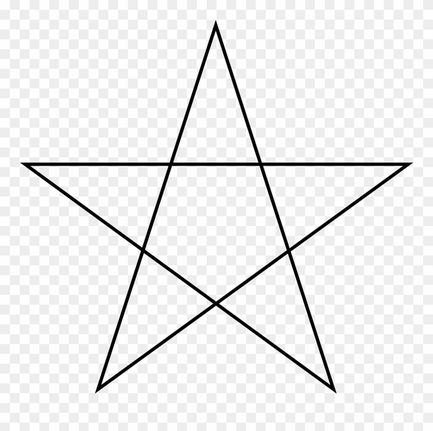 Star Polygon 5-2 - Star Pentacle Clipart (#1519446) - PinClipart