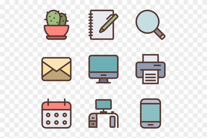 Office Icons - Icon Clipart (#1522897) - PinClipart