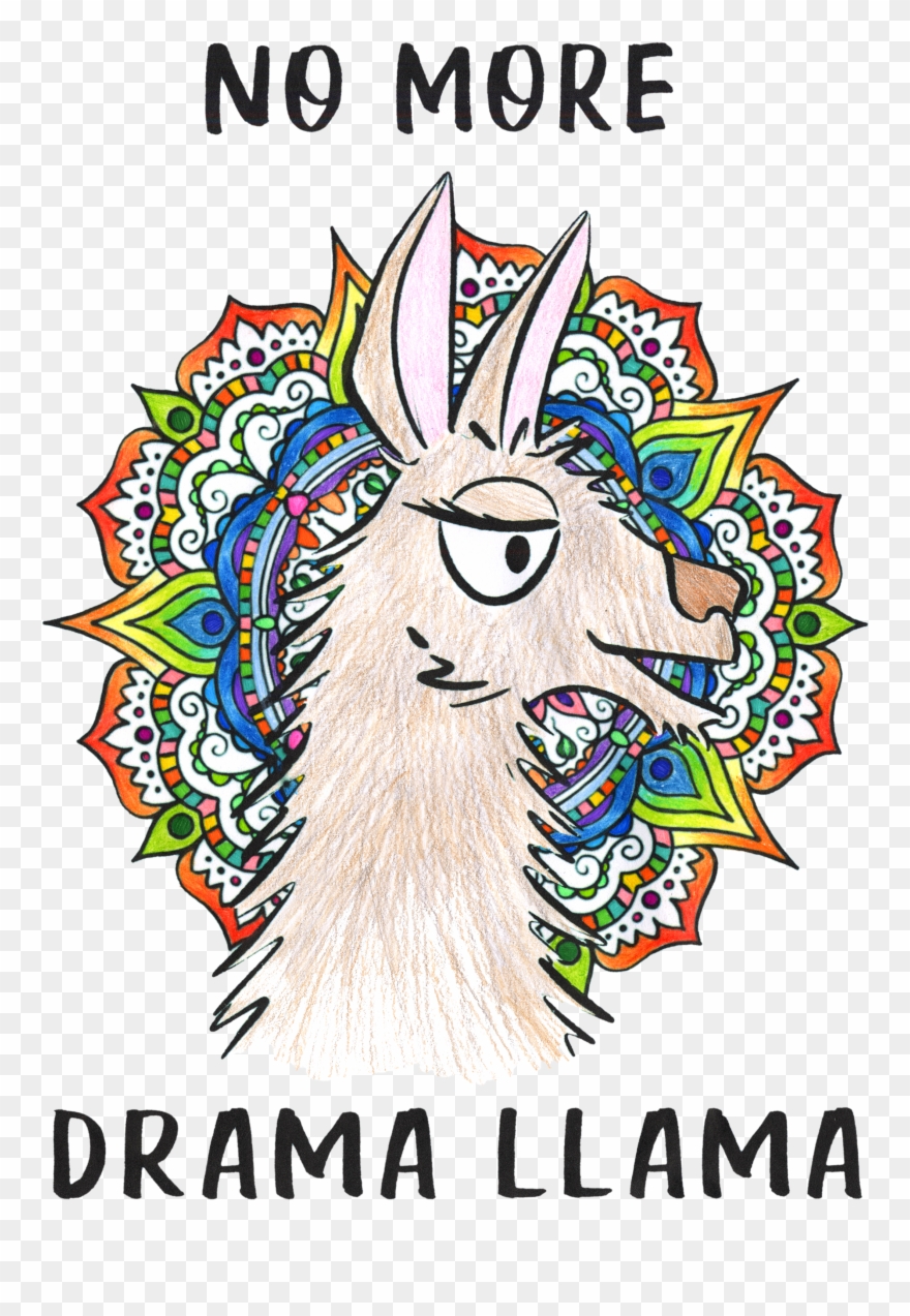 Download Get A Little Bohemian With Our Drama Llama Design - Drama ...