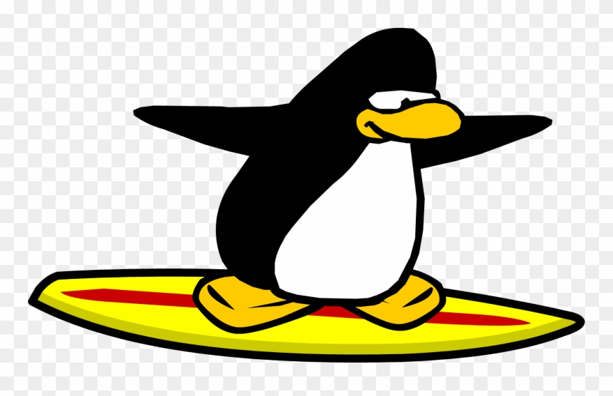 Club Penguin Black Penguin Clipart (#1557980) - PinClipart