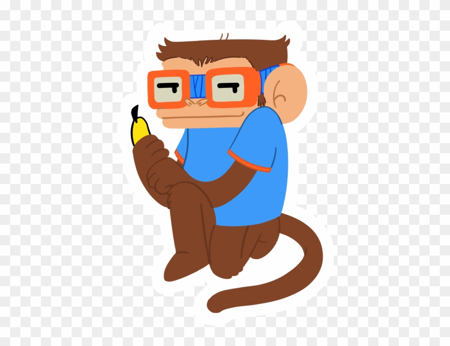 Download Monkeys Stickers Messages Sticker-6 - Cartoon Clipart ...
