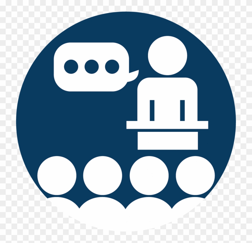 General Awareness Icon That Features A Person Speaking - Public ...