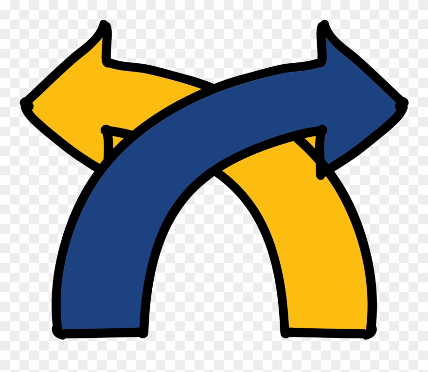 16898 0 71651 Bridge Arrows Common Icon - Cross Over Arrows Clipart ...