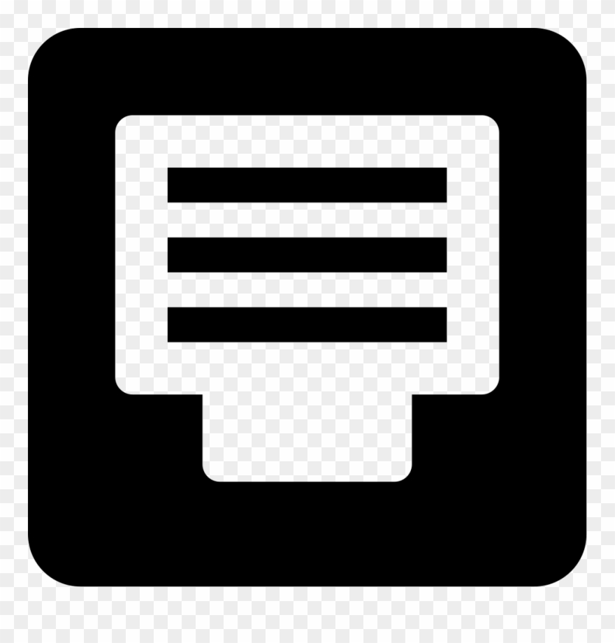 Communication By Email Square Button Comments - Icon Clipart (#1570614 ...