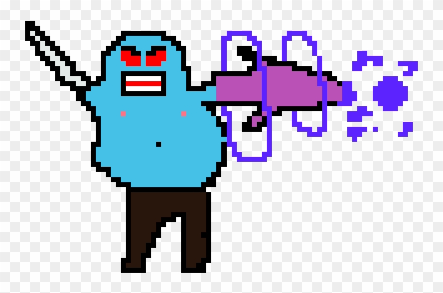 Download The Angry Fat Man - Fat Man Pixel Art Clipart (#1579763 ...