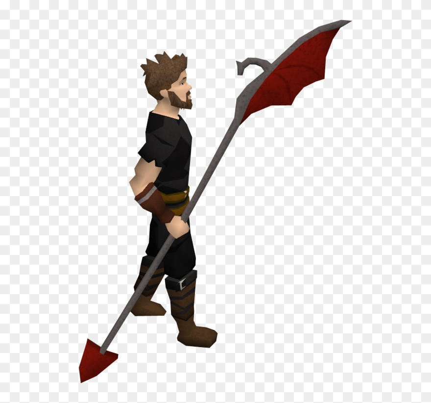Halberd Clipart Runescape - Osrs Dragon Halberd - Png Download ...