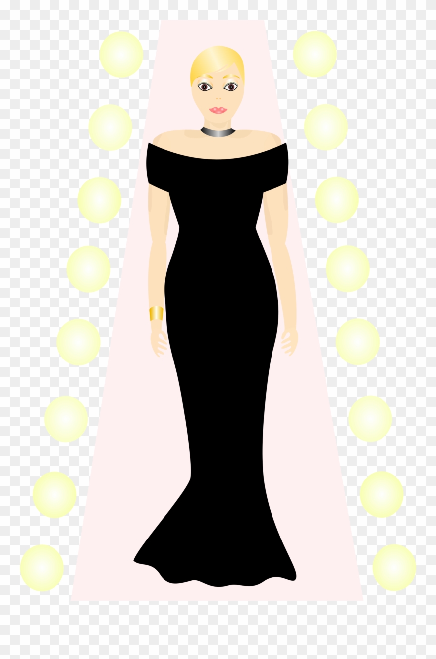 Download Big Image - Cartoon Model On Runway Clipart (#162572) - PinClipart