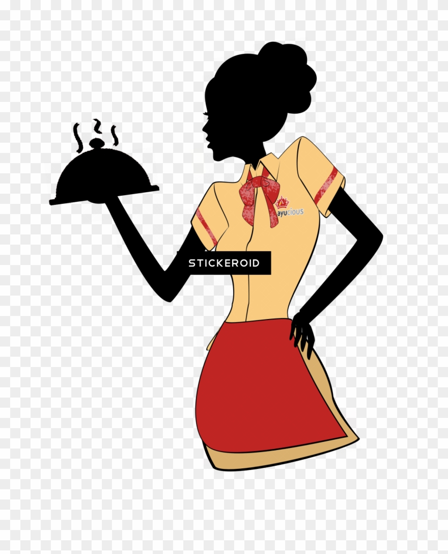 Waitress People Waiter - Waiter Clipart Png Transparent Png (#1602075 ...