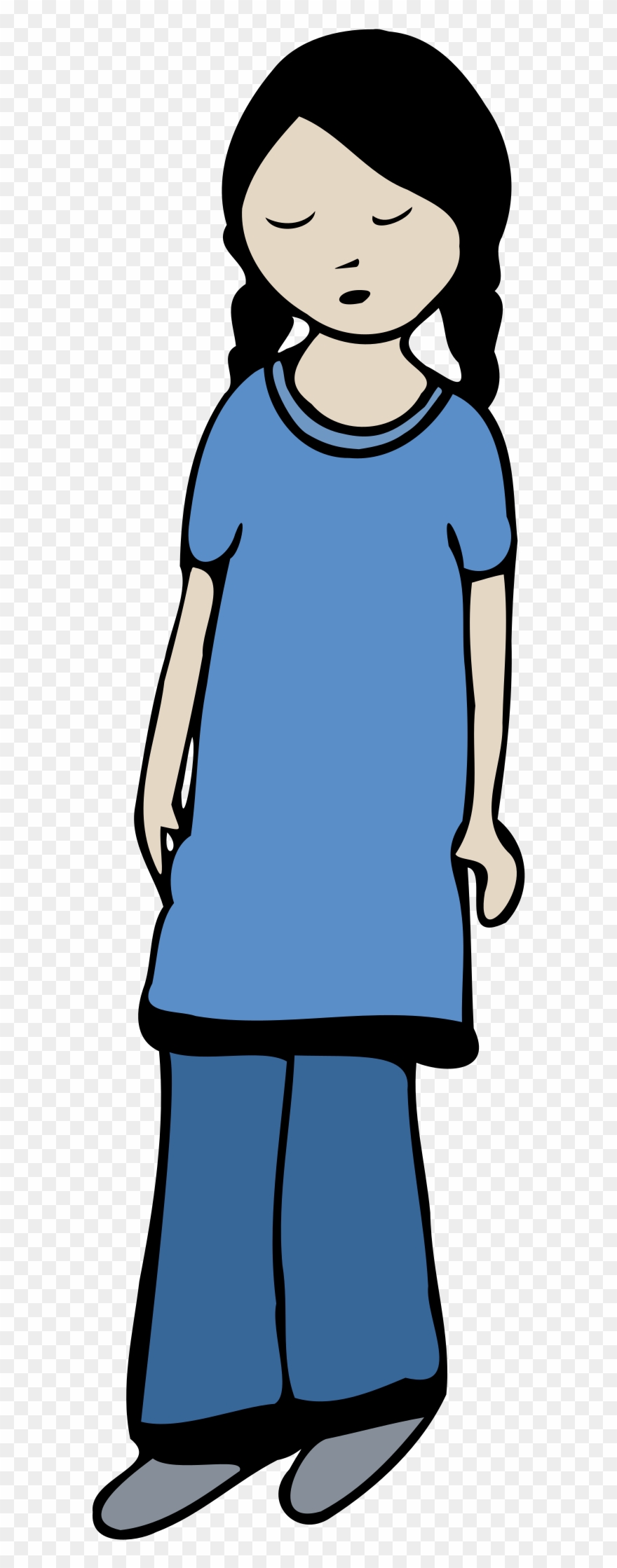 Big Image - Disappointed Sad Girl Clipart - Png Download (#1604731 ...