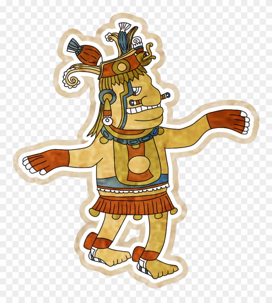 Aztec God Png Clip Art Free Download - Centeotl Aztec God Transparent ...