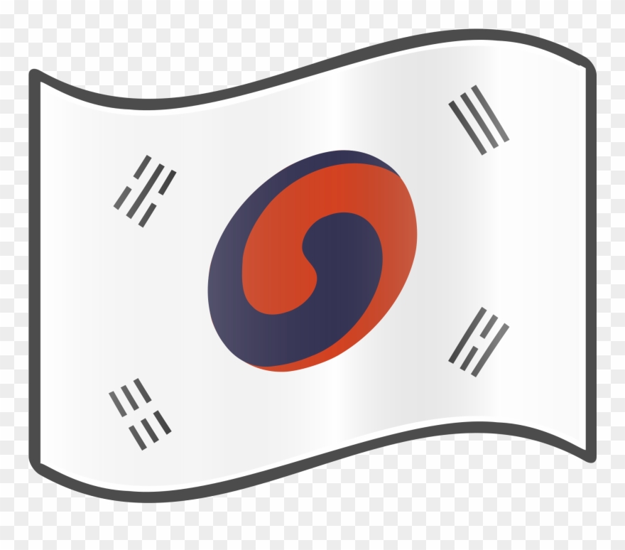 Open - Flag: 1882 Version Of The Flag Of Korea, Based On The Clipart ...