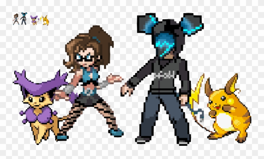 Download Deadmau5 Drawing Defalt Clip Art Stock - Shiny Raichu Sprite ...