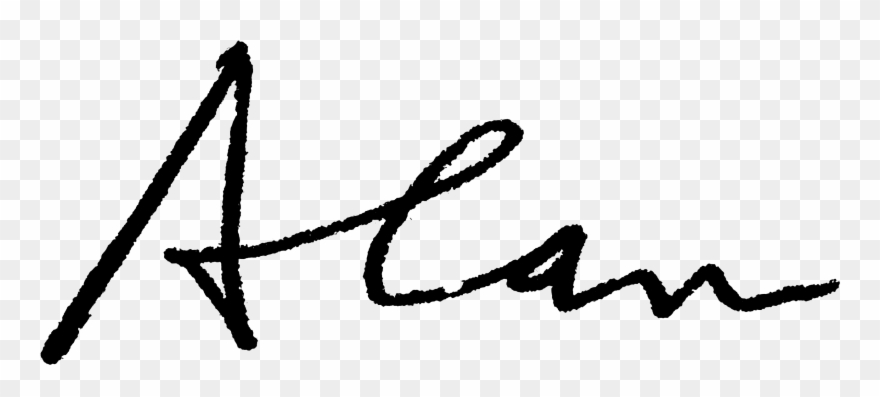 Sincerely, - Signature Of Alan Clipart (#1613676) - PinClipart