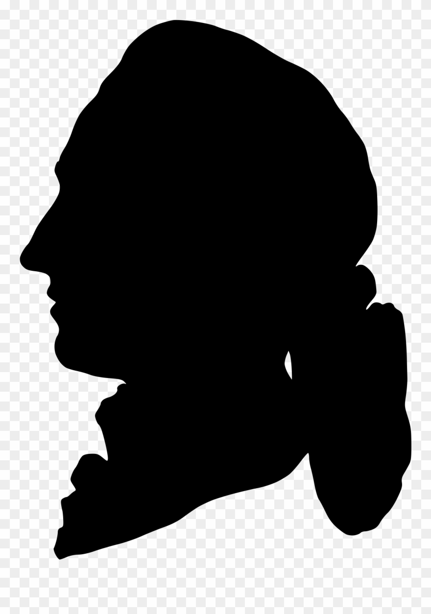 Silhouette Of Head 9, Buy Clip Art - Goethe Silhouette - Png Download ...