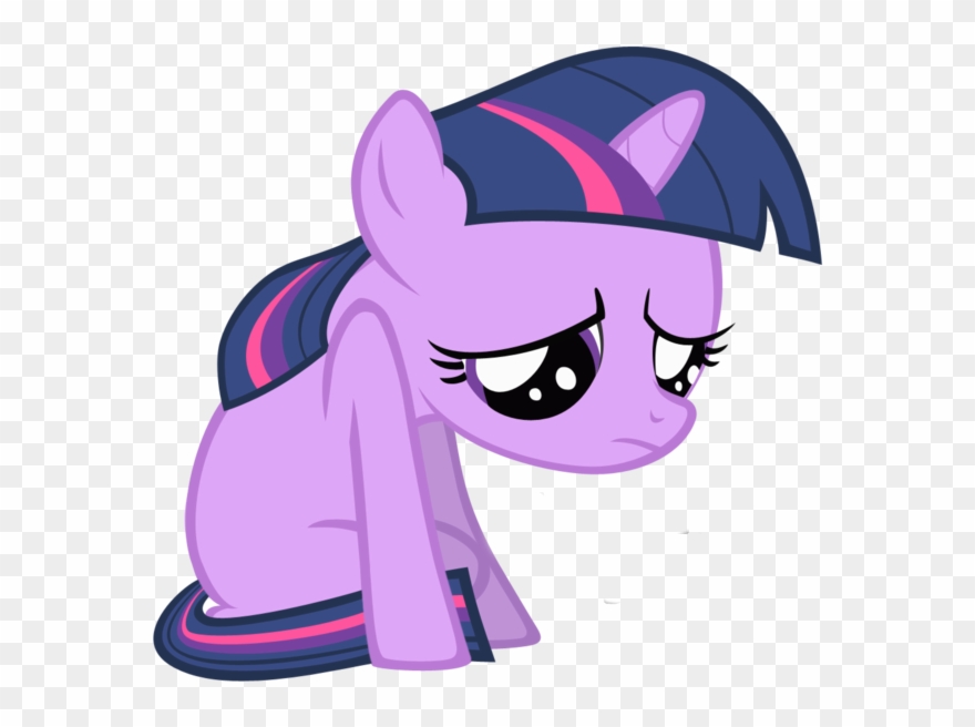 Download No Hooves - Sad Filly Twilight Sparkle Clipart (#1617912 ...